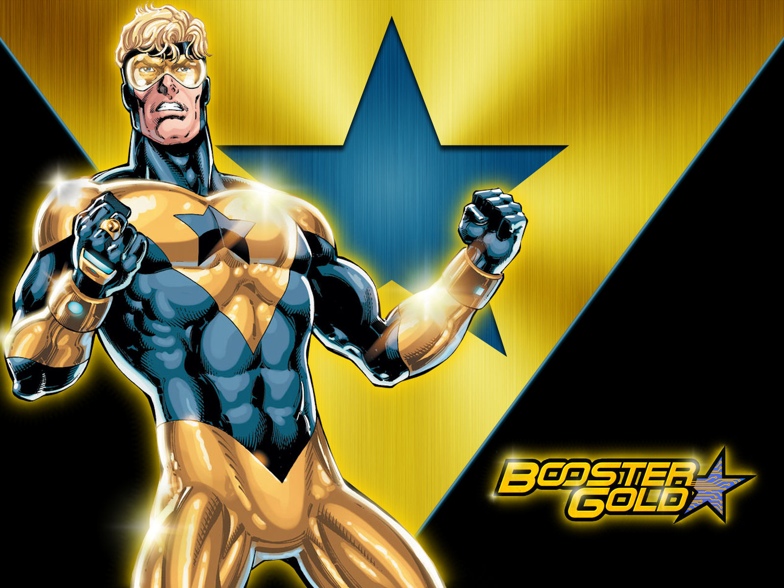 デスクトップ壁紙 : 図, 漫画, スーパーヒーロー, DCコミック, ブースターゴールド, 筋, スクリーンショット, コンピュータの壁紙 ...