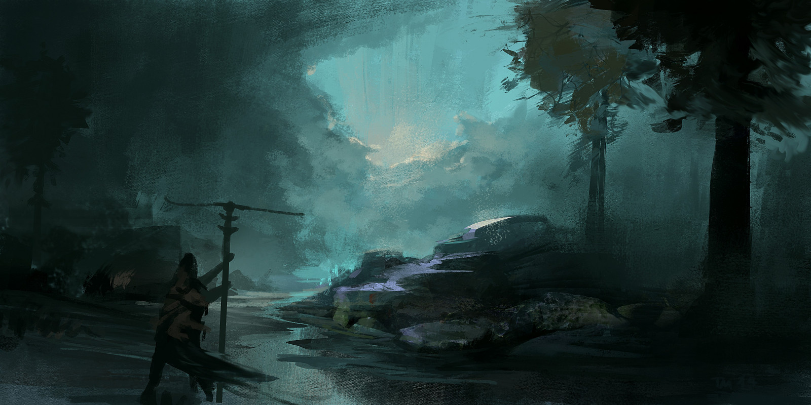 Ships Mist Fantasy Art