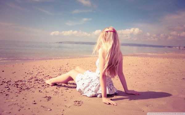 Wallpaper Sunlight Women Sunset Sea Sand Love Beach Evening