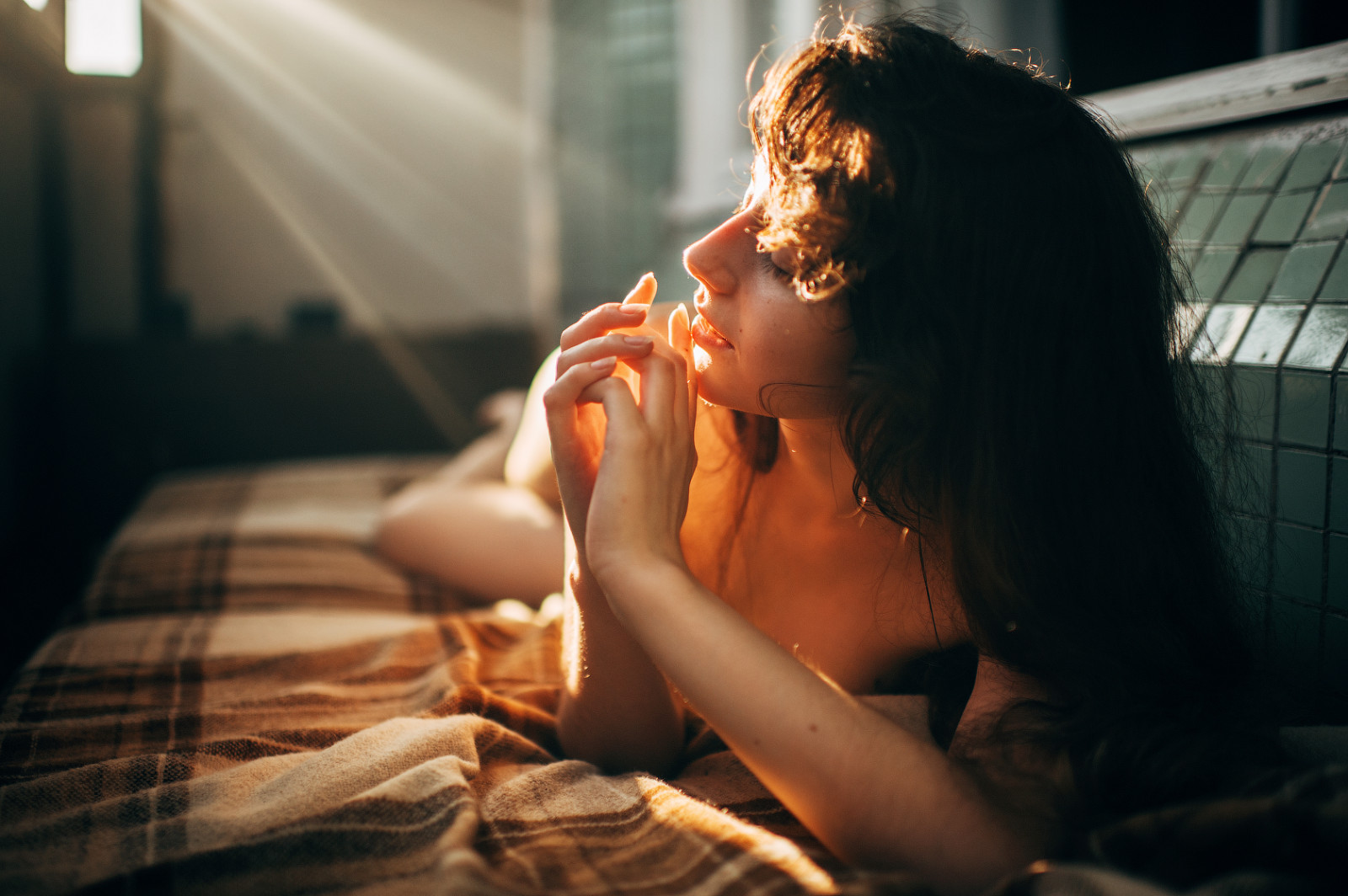 Wallpaper Marat Safin Model Closed Eyes Brunette Lying On Side