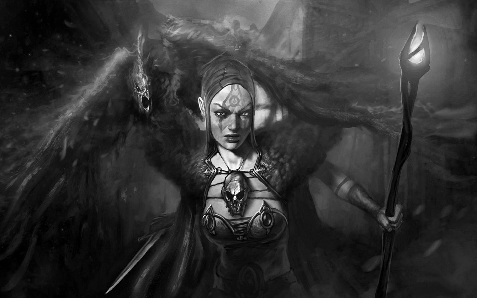 Wallpaper : 1920x1200 px, dark, fantasy, fyre, gray, magic, phoenix ...