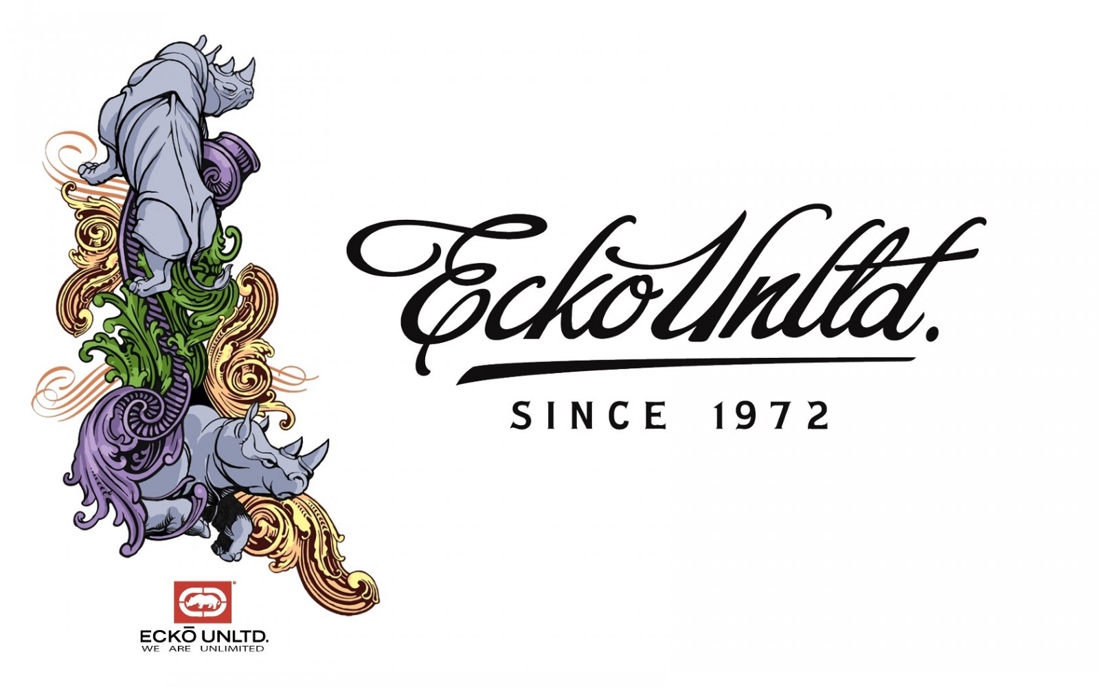 วอลเปเปอร์ : ภาพประกอบ, การ์ตูน, ยี่ห้อ, ecko, 1680x1050 px, ตัวอักษร ...