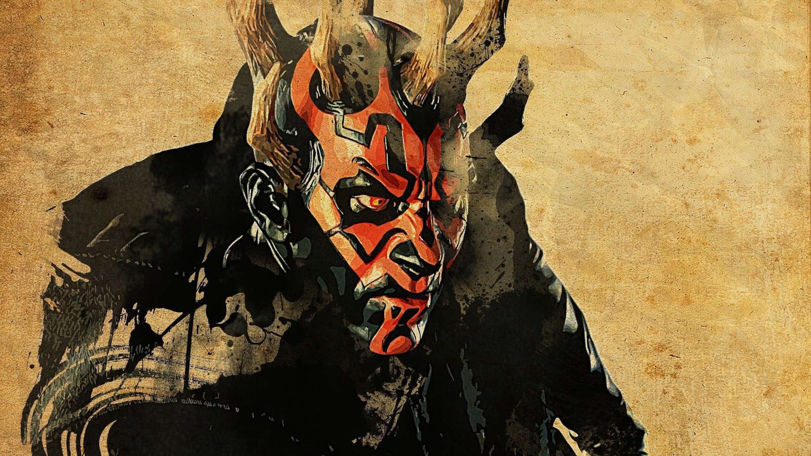 デスクトップ壁紙 : スターウォーズ, アートワーク, 映画, 角, 漫画, ダース・モール 2560x1440 - TriptoAfsin - 126252 - デスクトップ壁紙 ...