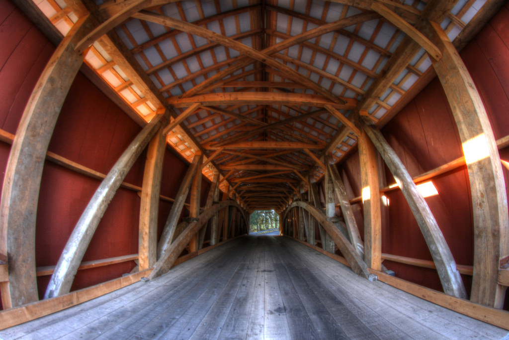 Wallpaper : old, wood, symmetry, bridge, arch, tunnel, structure, beam ...
