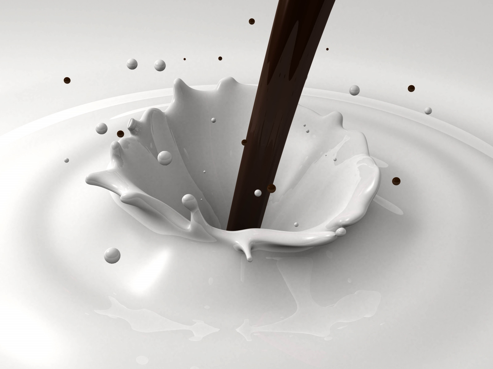 Wallpaper : white, snow, chocolate, milk, spray, drop, lighting ...