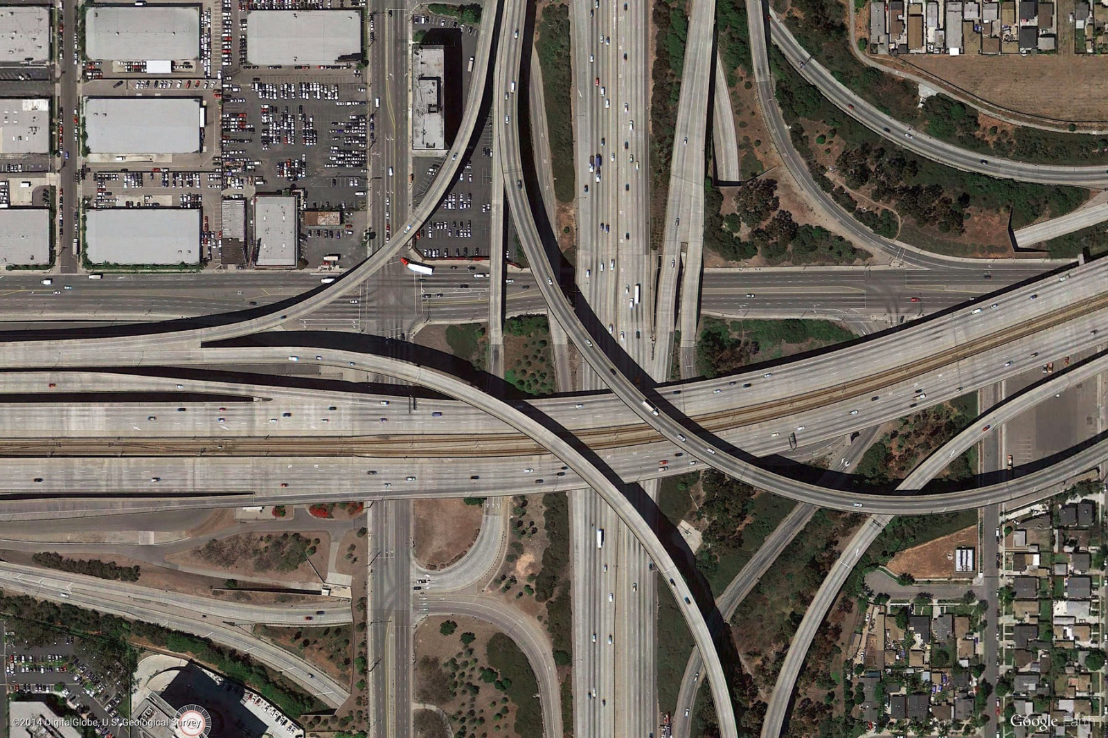 Wallpaper Landscape City Cityscape Road Earth Bridge Aerial