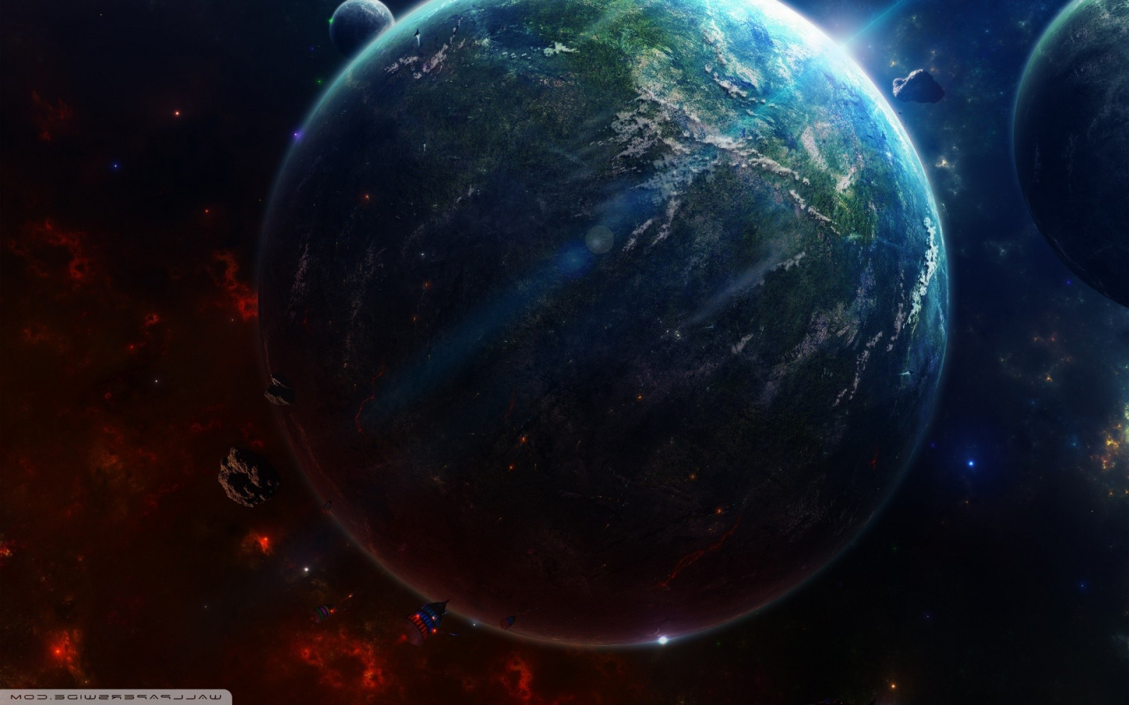 Wallpaper : 1920x1200 px, planet, space art 1920x1200 - 4kWallpaper ...