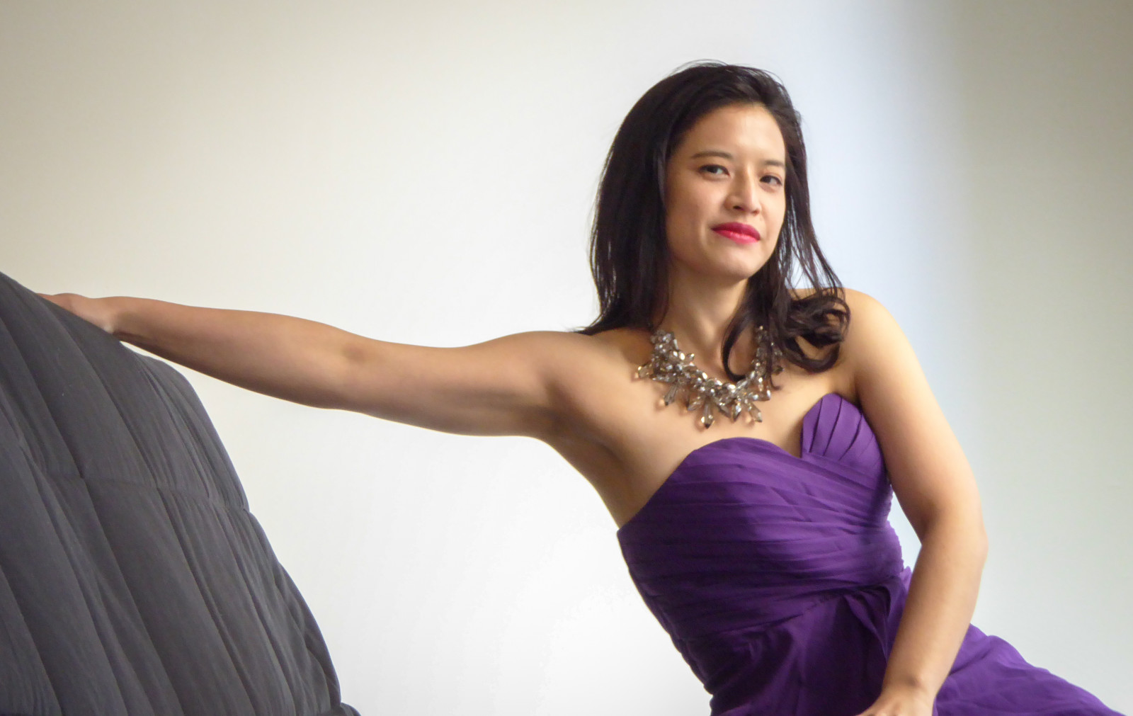 Wallpaper : black, model, wall, purple, dress, fashion, hair, Cream ...