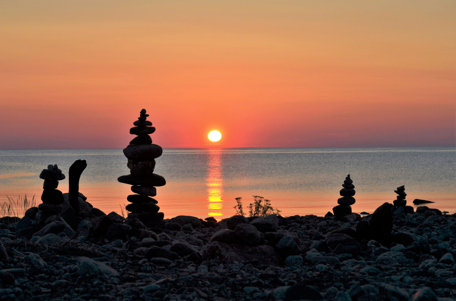 Bakgrundsbilder : solnedgång, hav, sommar, himmel, naturaleza ...
