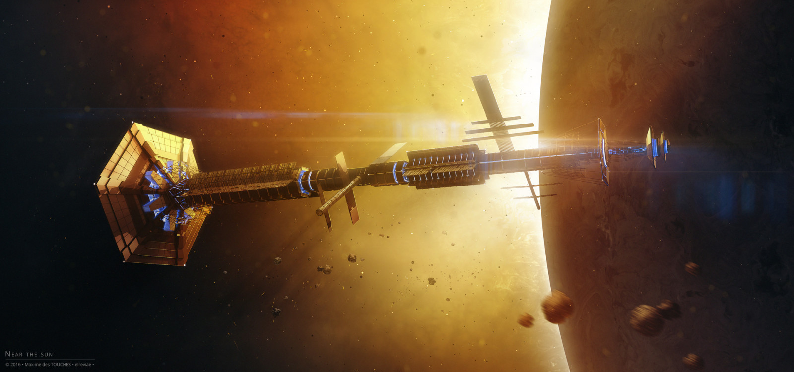 Bakgrundsbilder : Elreviae, rymden, rymdskepp, Sol, asteroider, Science ...