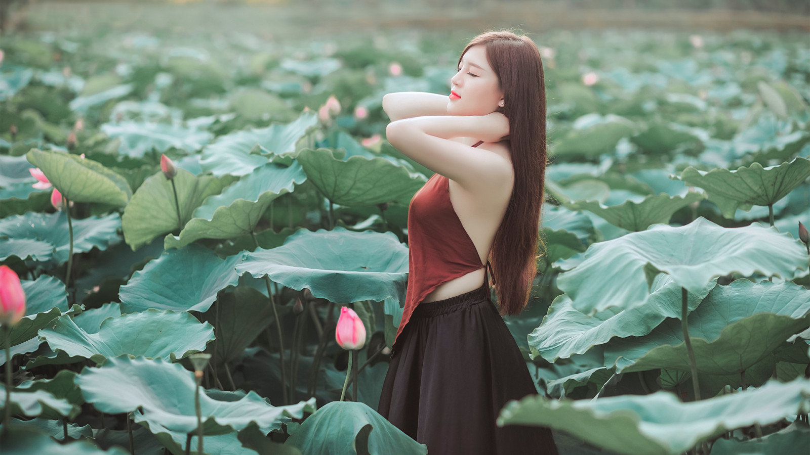 Wallpaper Asian Women Model Photography Long Hair 1920x1080 Anvip8202 1464865 Hd