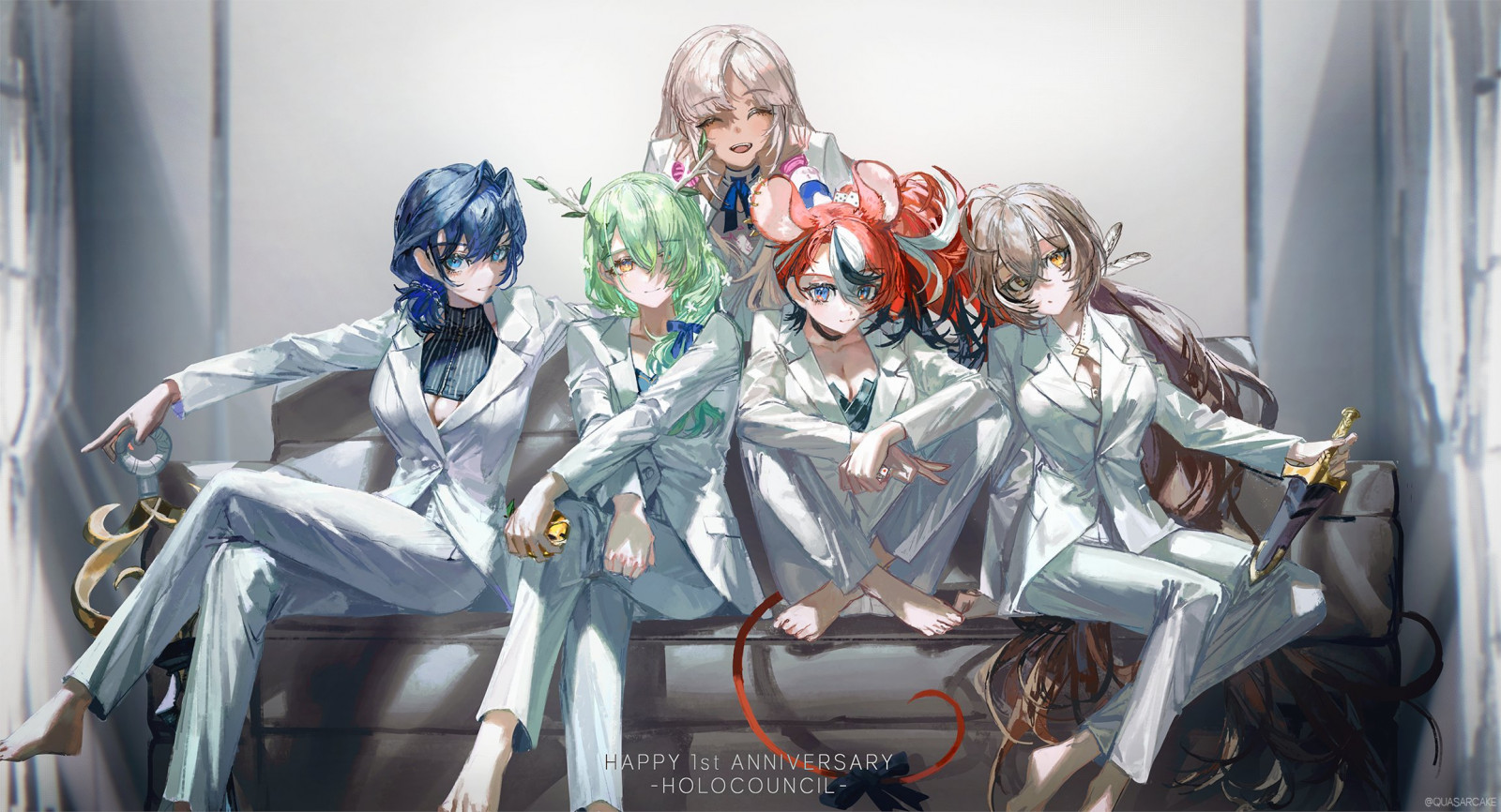 Achtergronden : Hololive English, Ouro Kronii, Hakos Baelz, Tsukumo ...