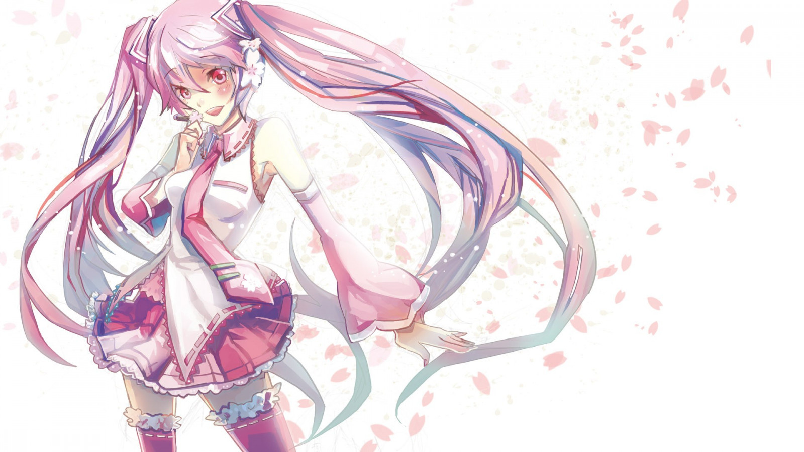 Wallpaper : gambar, ilustrasi, gadis anime, karya seni, Vocaloid, Hatsune Miku, sketsa, karakter ...
