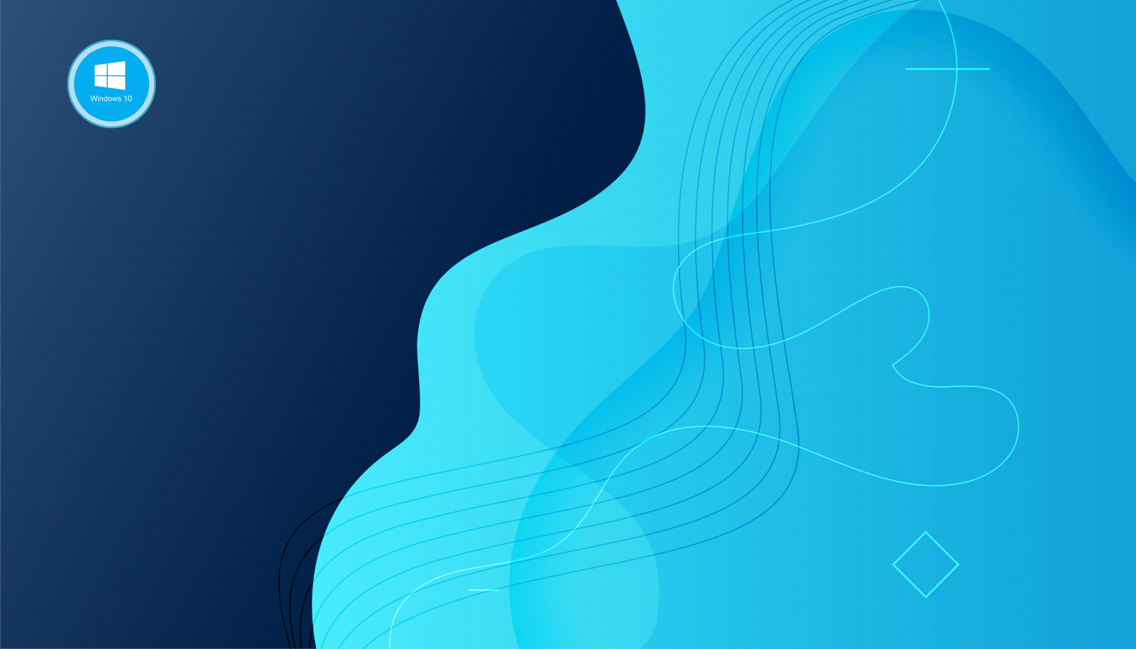 Baggrunde : Windows 10, vektor, teknologi, abstrakt 7001x4001 ...