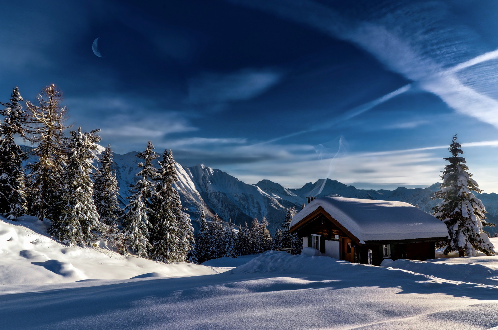 Wallpaper : cloud, sky, atmosphere, daytime, snow, nature, slope ...