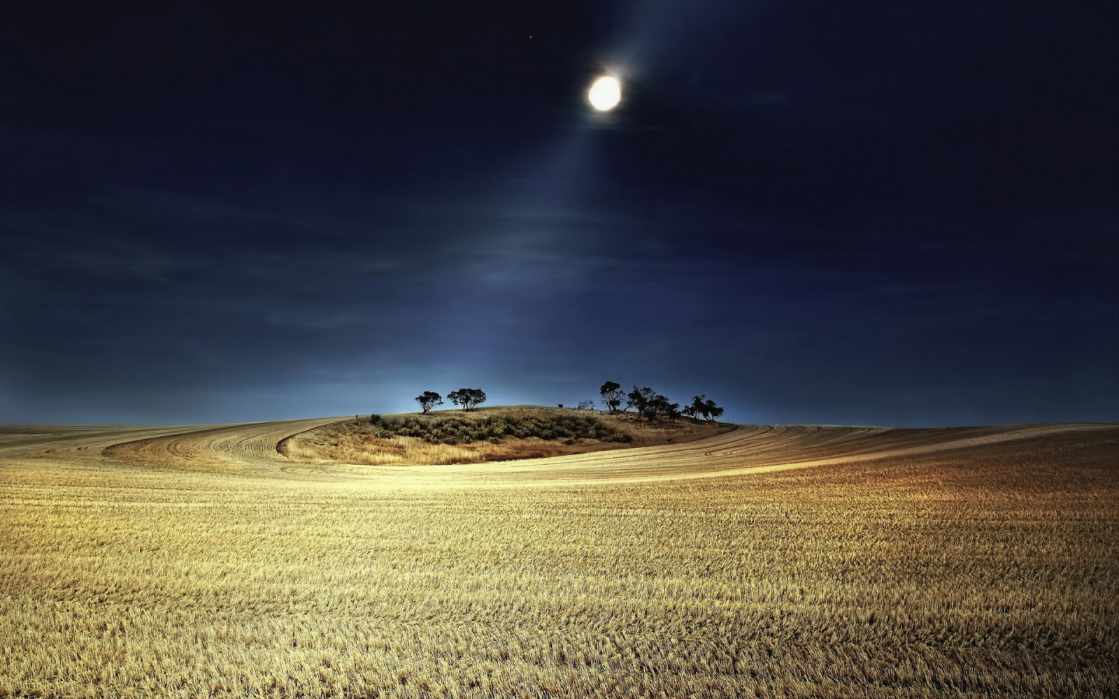 Wallpaper : 1920x1200 px, beams, farm, fields, hill, landscapes, Moon ...