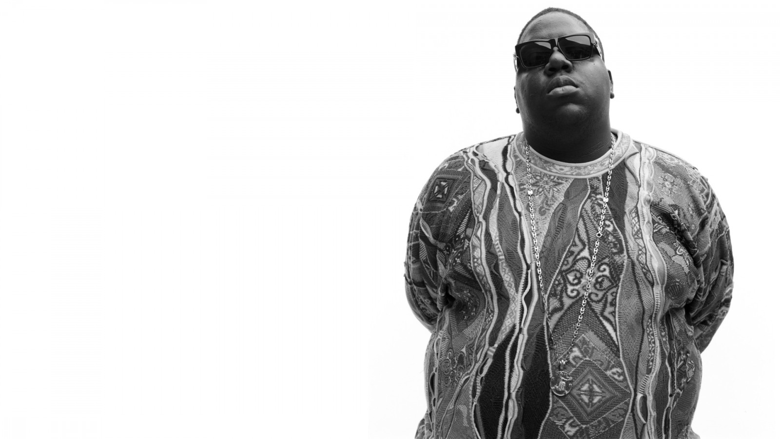 Wallpaper : the notorious big, glasses, chain, look, face 1920x1080 ...