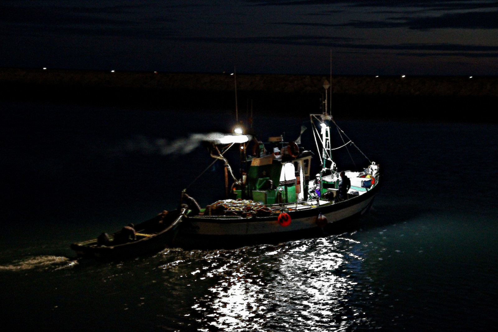 Wallpaper : boat, sea, night, reflection, evening, Portugal, barco ...
