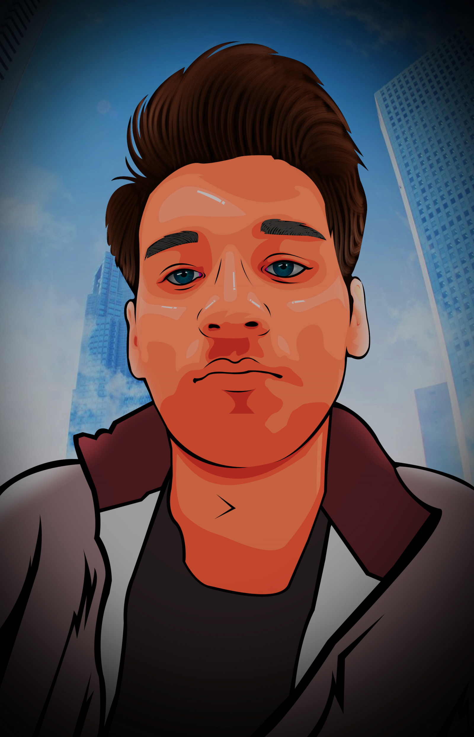 Wallpaper : vector, Vexel, illustration, drawing 2000x3107 - Francazo ...