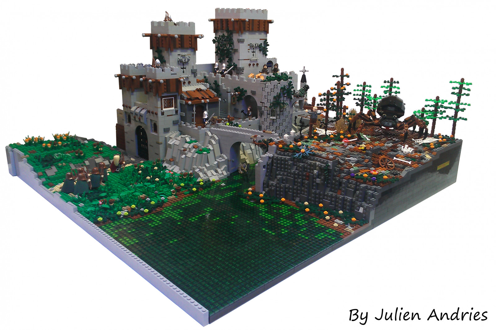 Wallpaper : wood, brown, mountain, lake, mountains, tree, green, castle ...