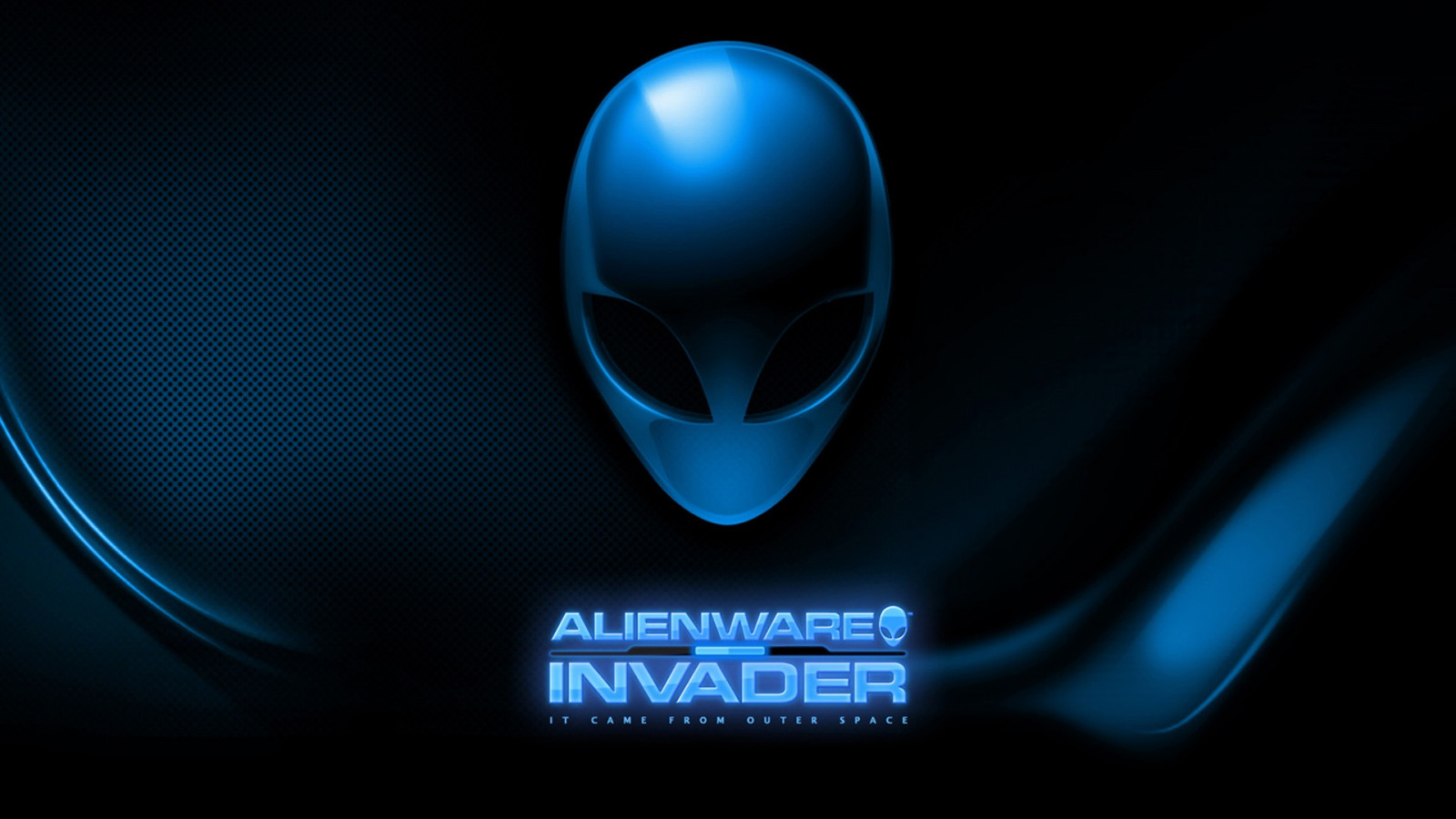 Wallpaper : digital art, typography, logo, blue, aliens, wireframe ...