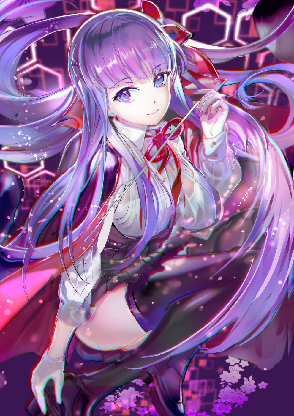Wallpaper Anime Girls Digital Art Artwork Portrait Display Vertical 2d 990x1400 Voolkan
