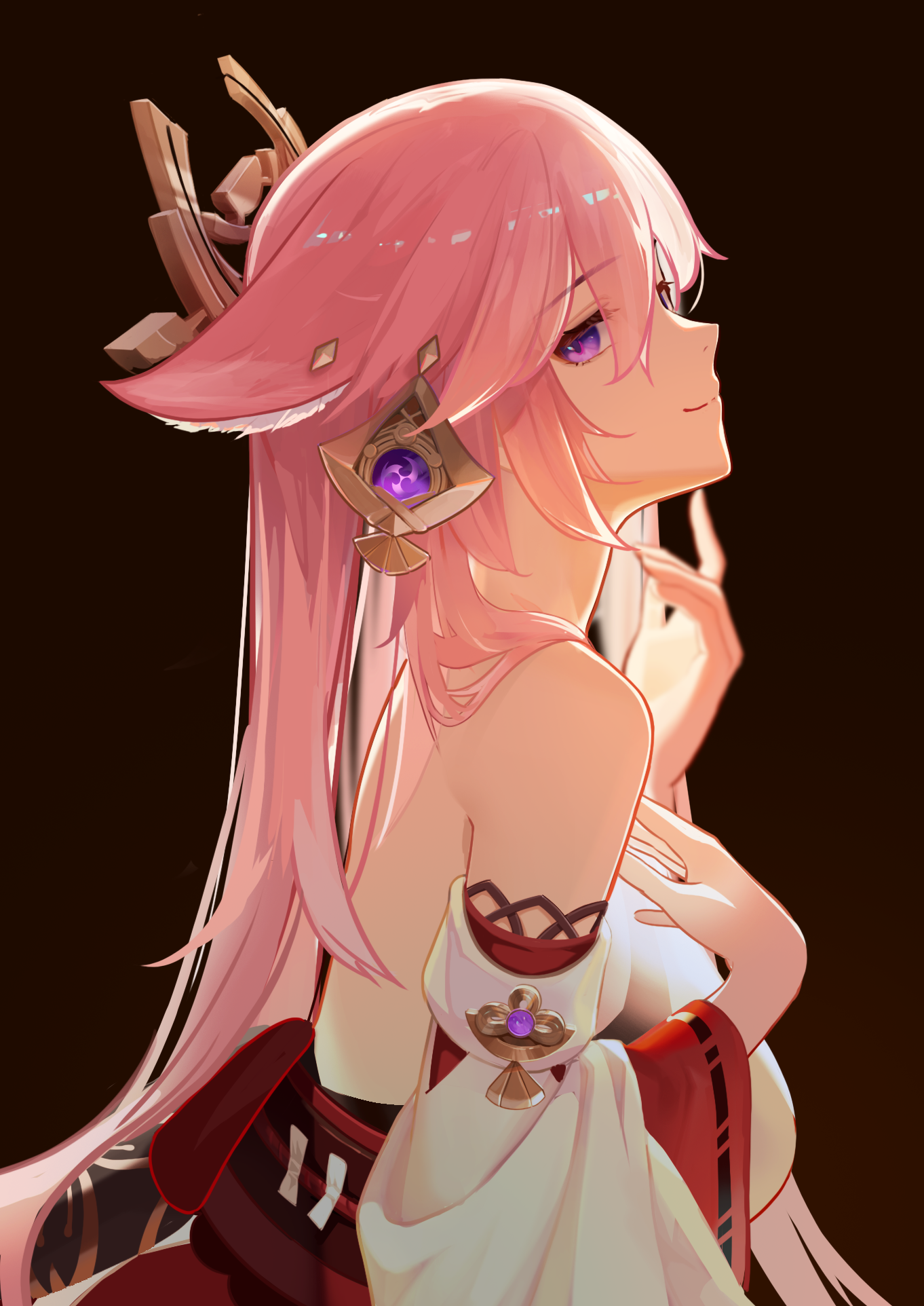 Fondos De Pantalla Genshin Impact Yae Miko Genshin Impact Anime Chicas Anime Obra De Arte