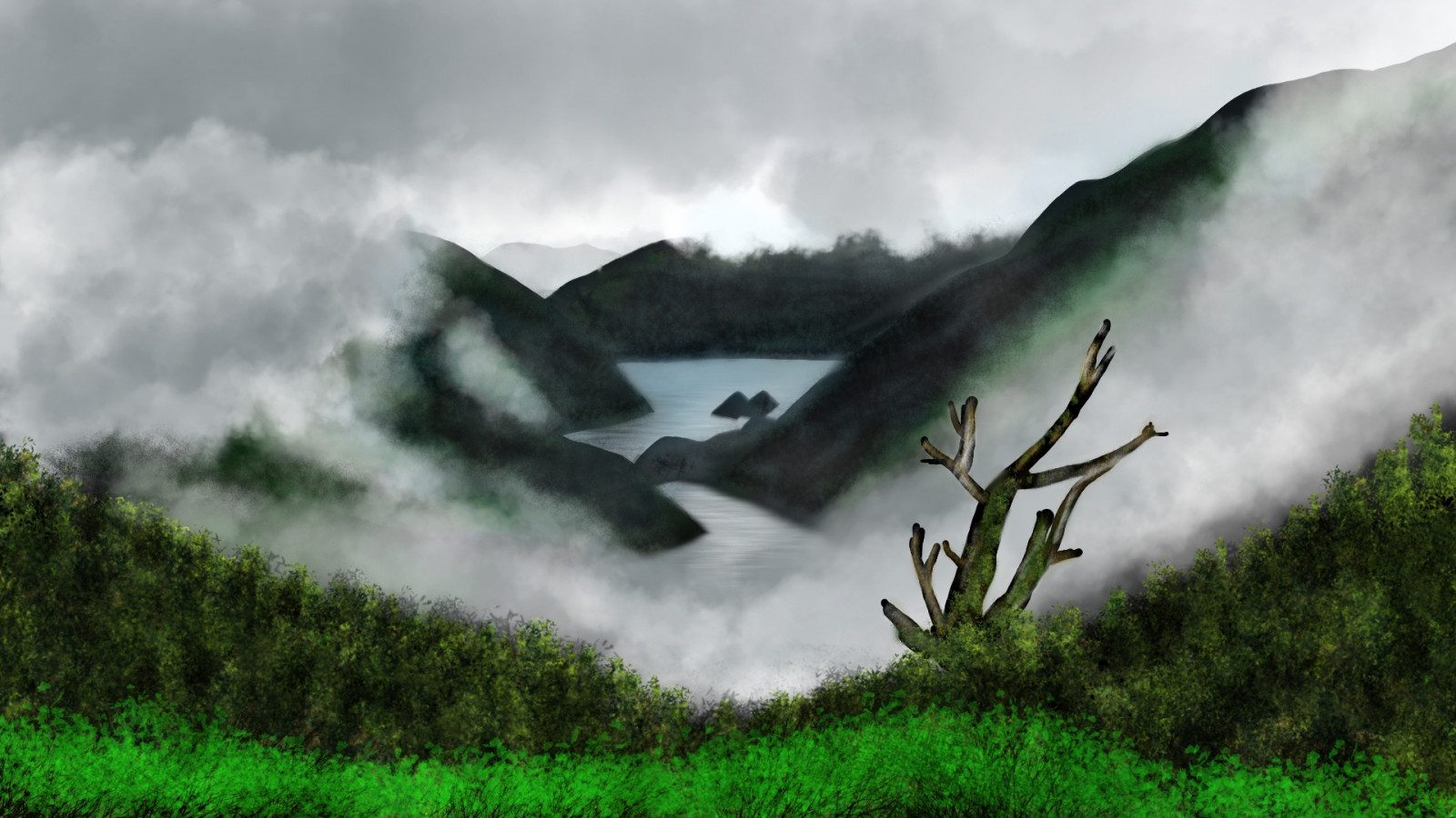 Wallpaper : cloud, plant, sky, water resources, green, Natural ...