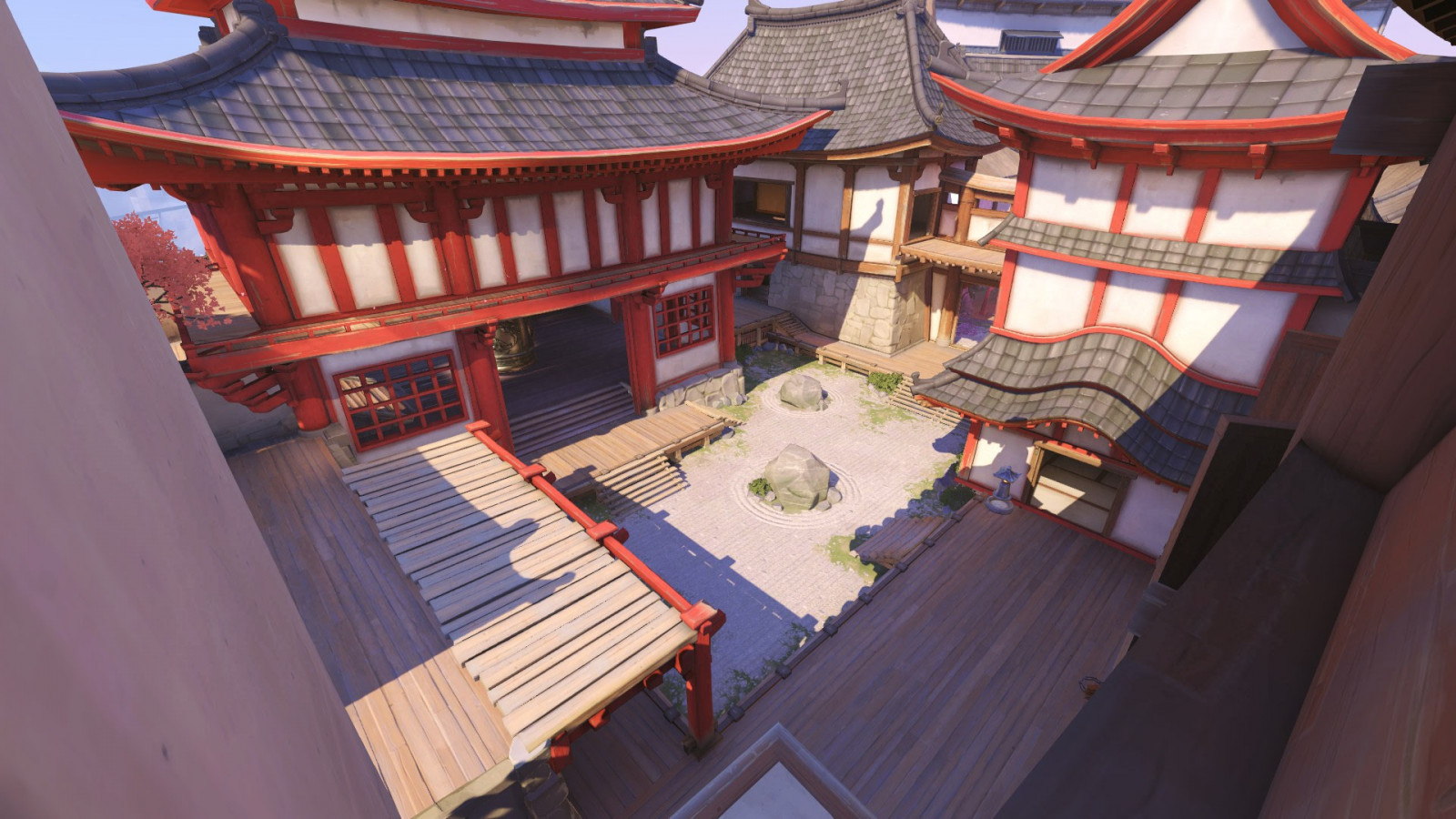 Wallpaper : building, house, Hanamura Overwatch, shrine, mansion ...