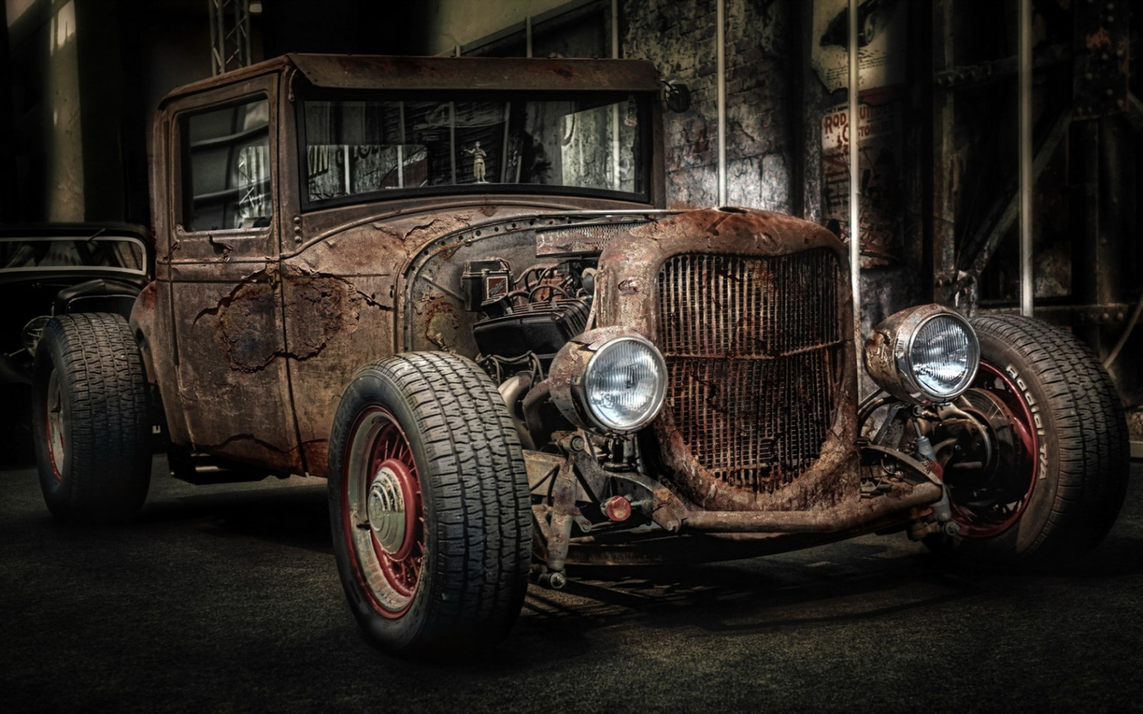 Wallpaper : Vintage car, Hot Rod, wheel, classic, 1680x1050 px, land ...