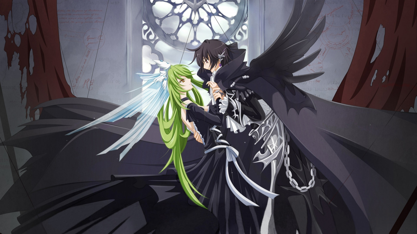 Fondos De Pantalla Ilustración Anime Código Geass Lamperouge Lelouch Demonio C C Captura