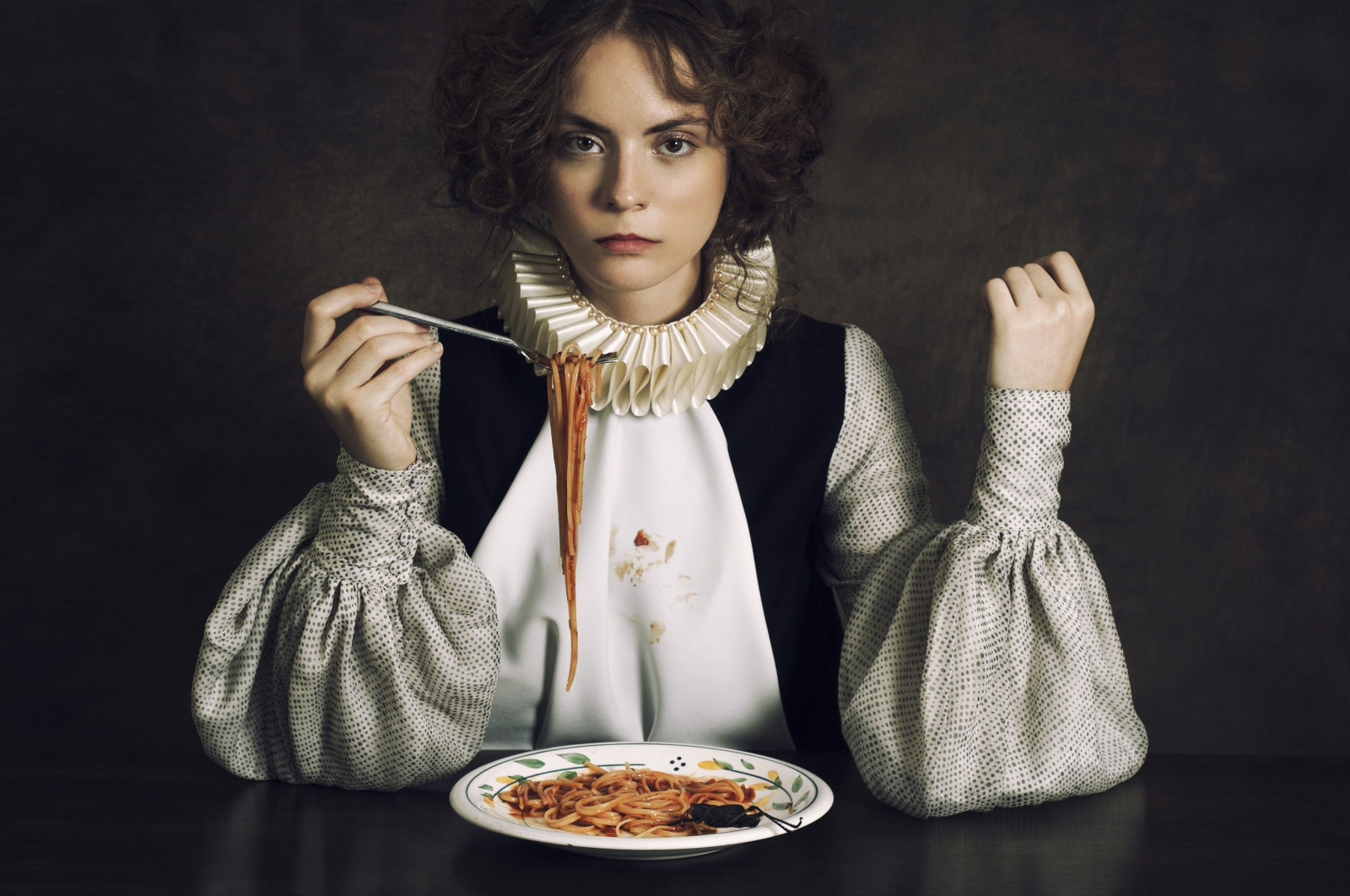 Wallpaper : food, women, model, dress, fashion, Person, spaghetti ...