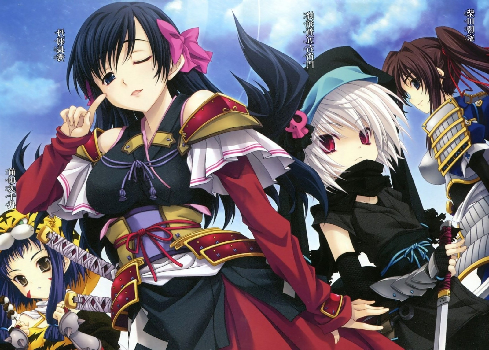 Sfondi : illustrazione, anime, Oda Nobuna non Yabou, mangaka, fumetto ...