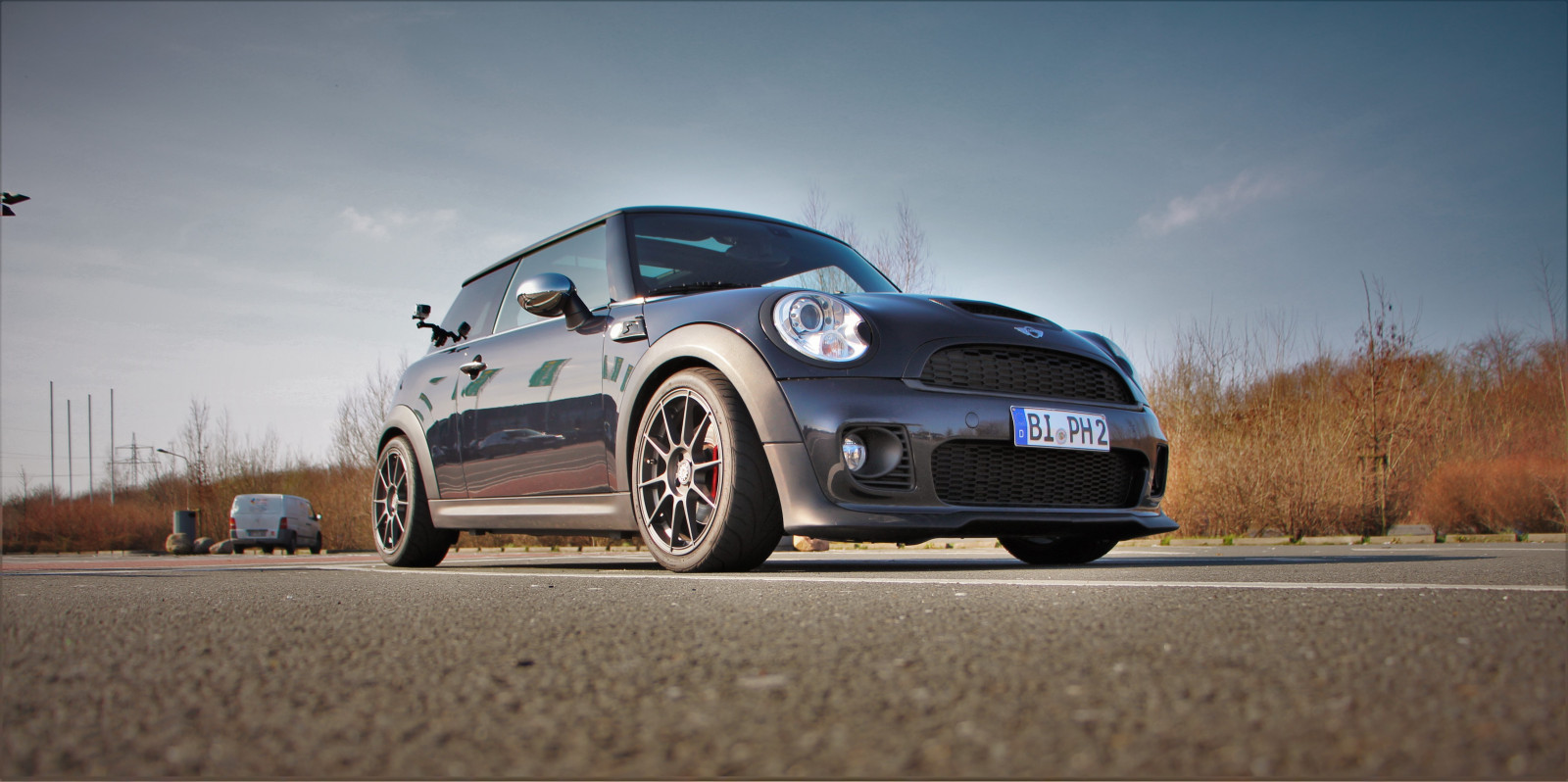 Wallpaper : Mini Cooper s R56, wheel, land vehicle, automotive design ...