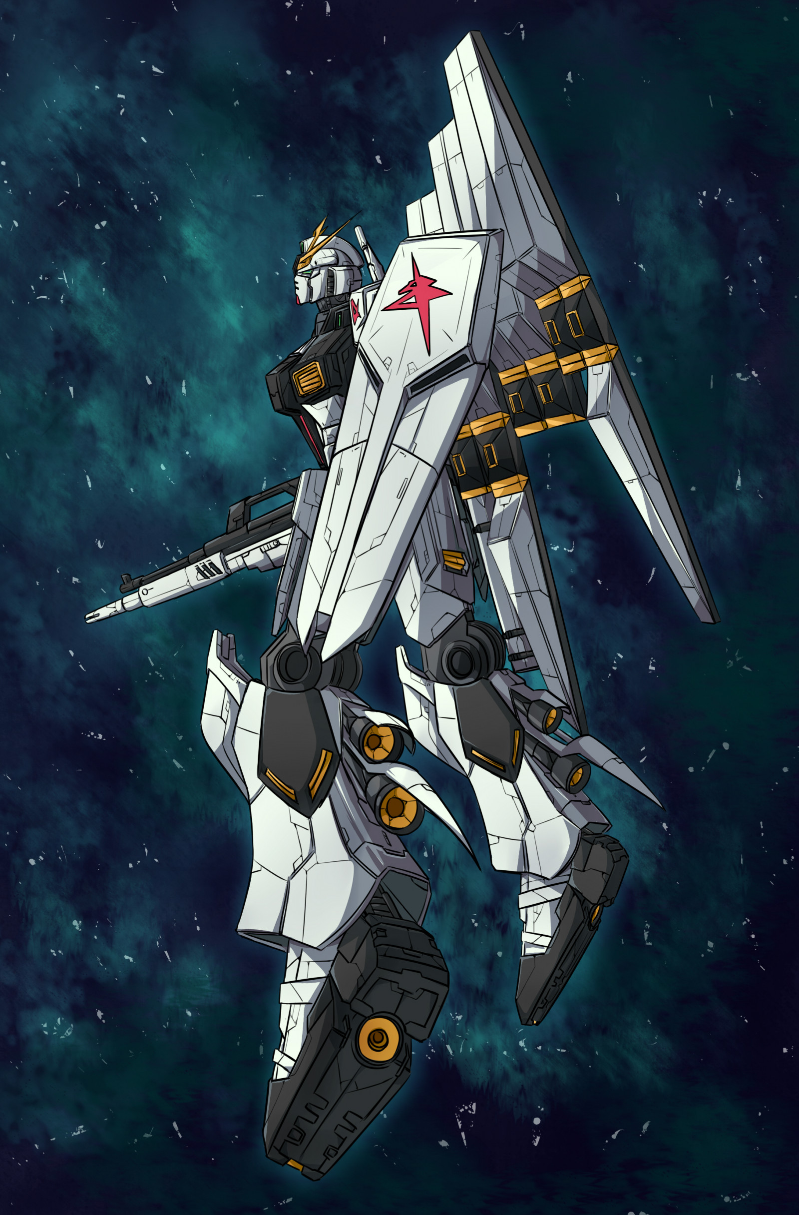 Bakgrundsbilder : anime, mechs, Mobile Suit Gundam Char motattack, Nu ...