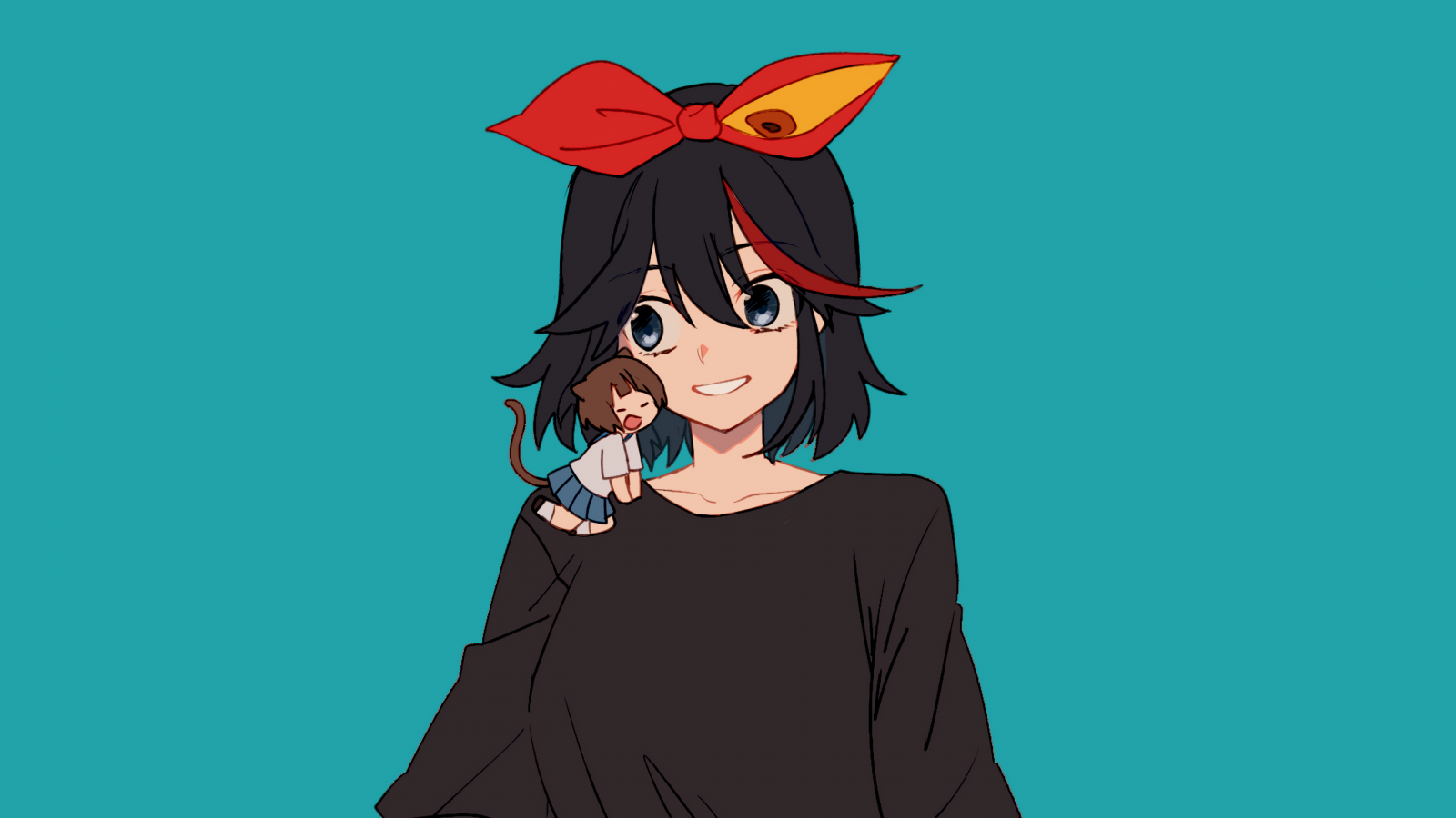 Tapety : Kill la kill, Matoi Ryuuko, Mankanshoku Mako, Kiki kiki's ...