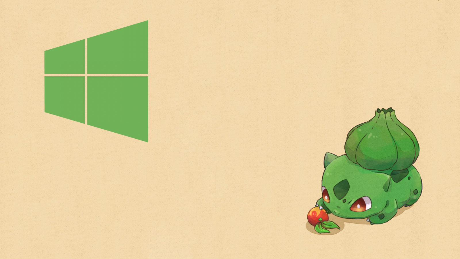 Imagini de fundal : Bulbasaur, Windows Logo, fundal simplu, pokemon ...