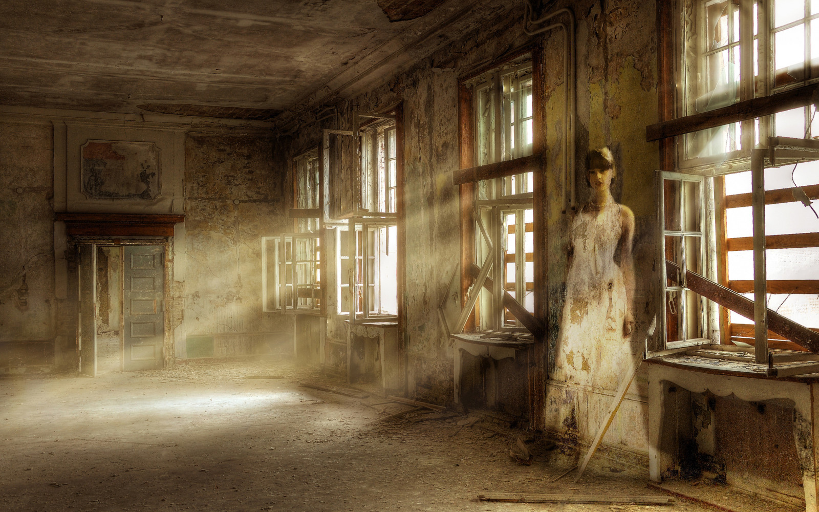Wallpaper : 2560x1600 px, abandon, architecture, ART, CG, creepy, dark ...