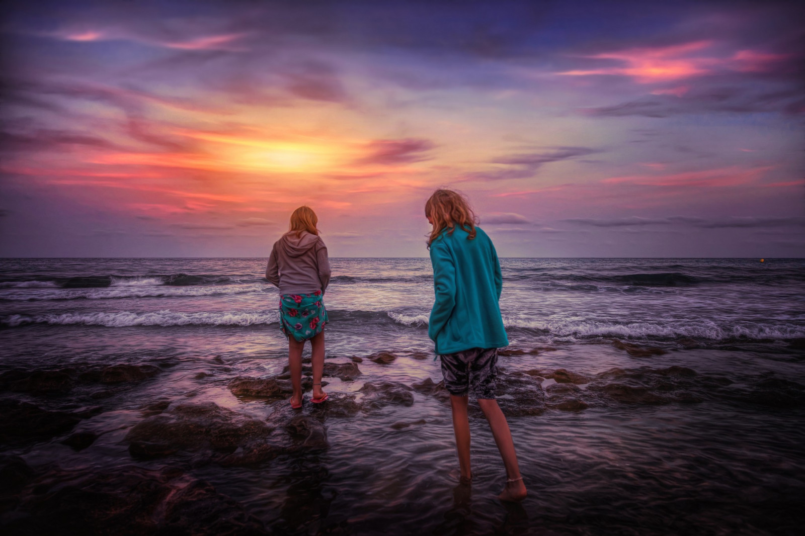 Hintergrundbilder Sonnenlicht Frau Blond Sonnenuntergang Meer