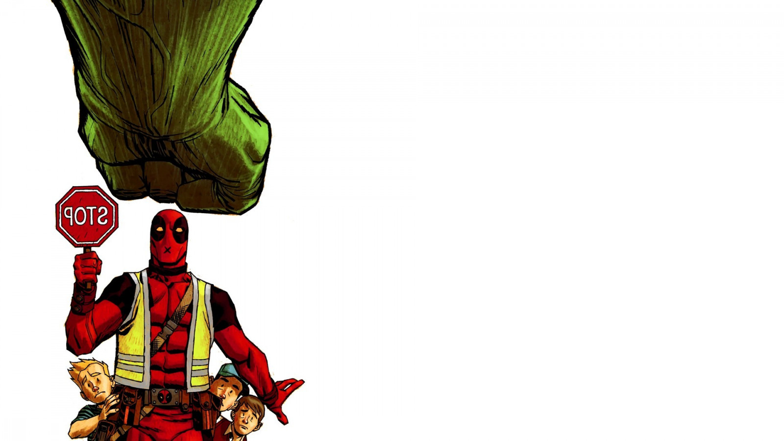 Wallpaper : illustration, cartoon, graphic design, superhero, Deadpool ...