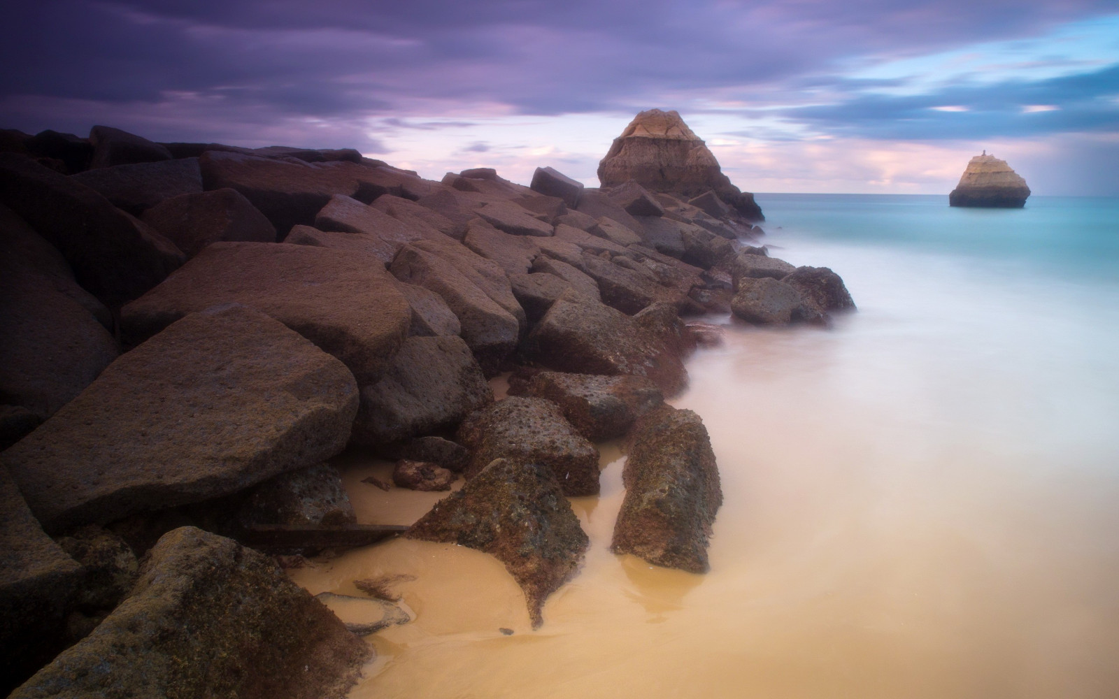 Wallpaper Pemandangan Laut Batu Pantai Jurang Pembentukan Medan