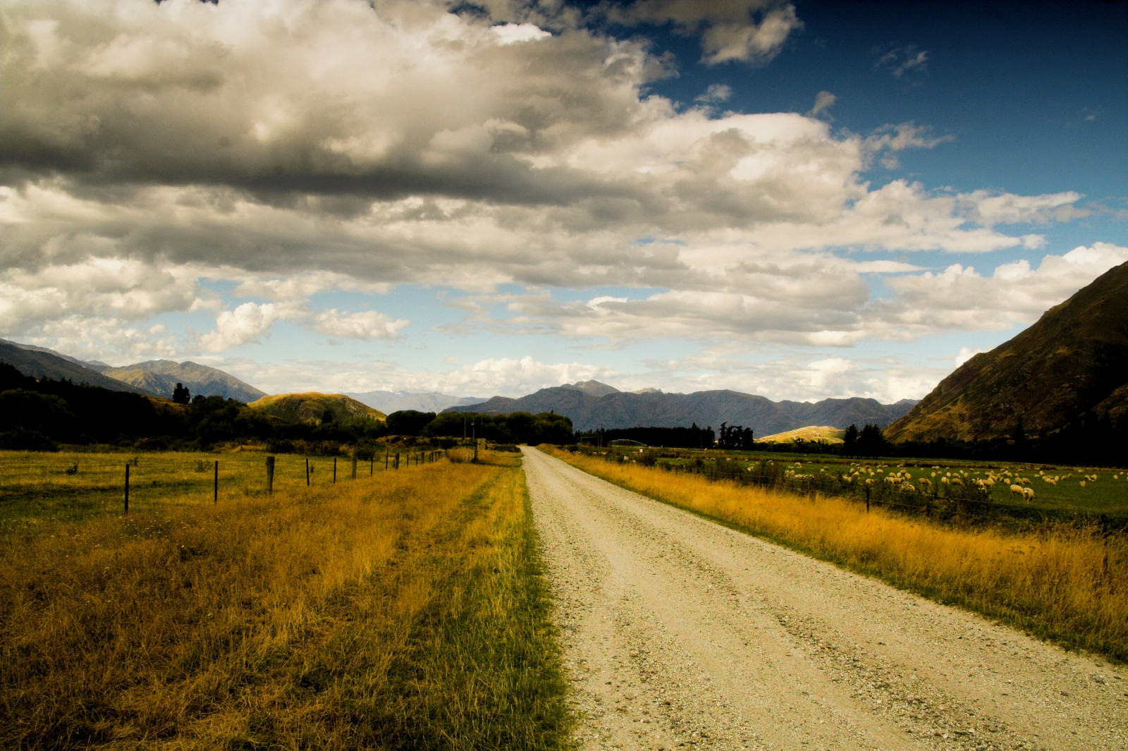 Bakgrundsbilder : väg, himmel, moln, högland, natur, bergiga landforms ...