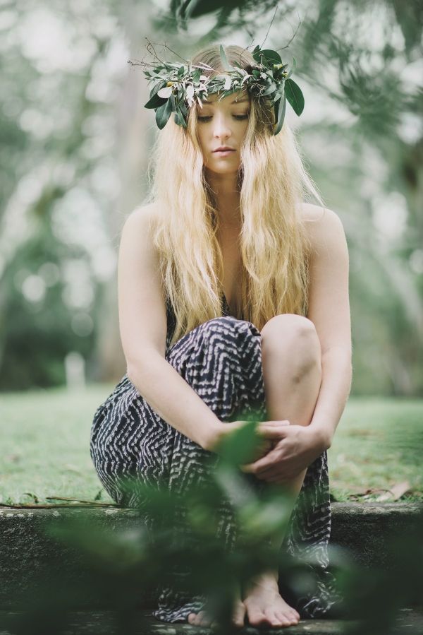 Wallpaper Face Trees Women Outdoors Blonde Depth Of Field
