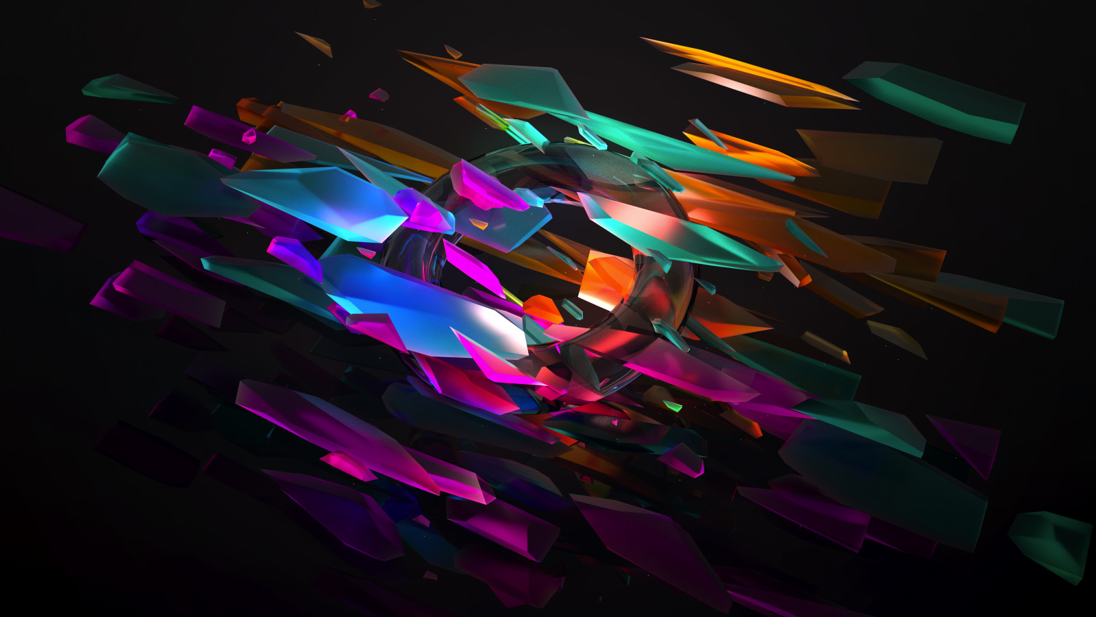 Wallpaper Abstrak 3d Abstract Gradien Lembut Lereng Warna Warni