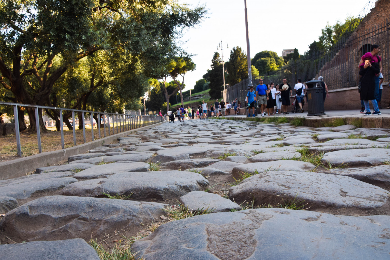 Ancient Italy Walkways Rome: Walkway From Castle St. Angelou