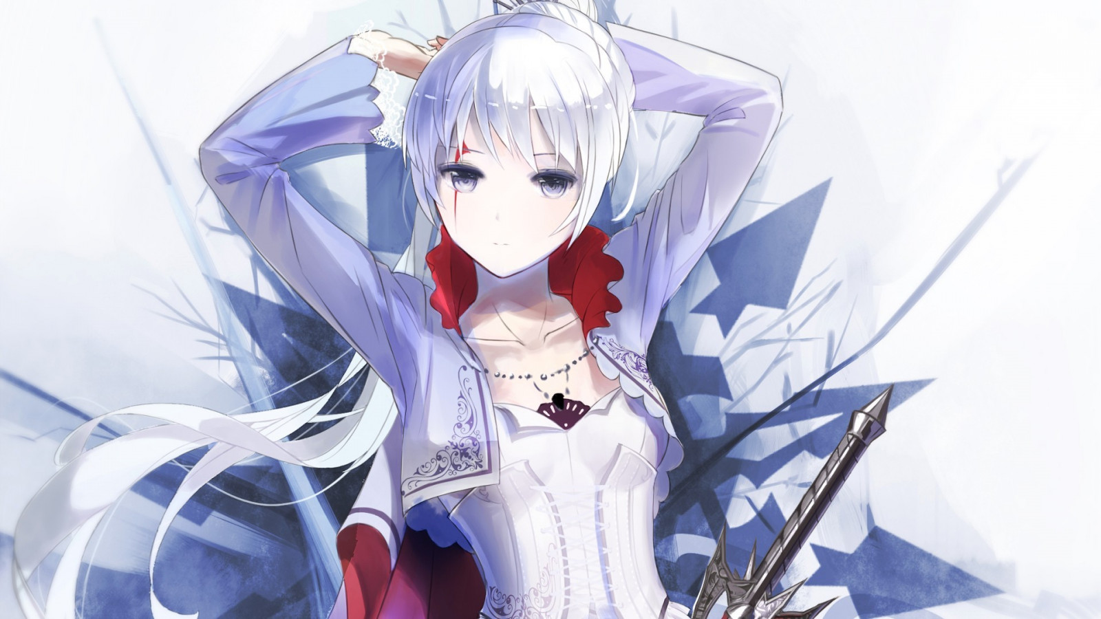 배경 화면 : 삽화, 애니메이션 소녀들, RWBY, Weiss Schnee, 1920x1080px, 망가 카 1920x1080 ...