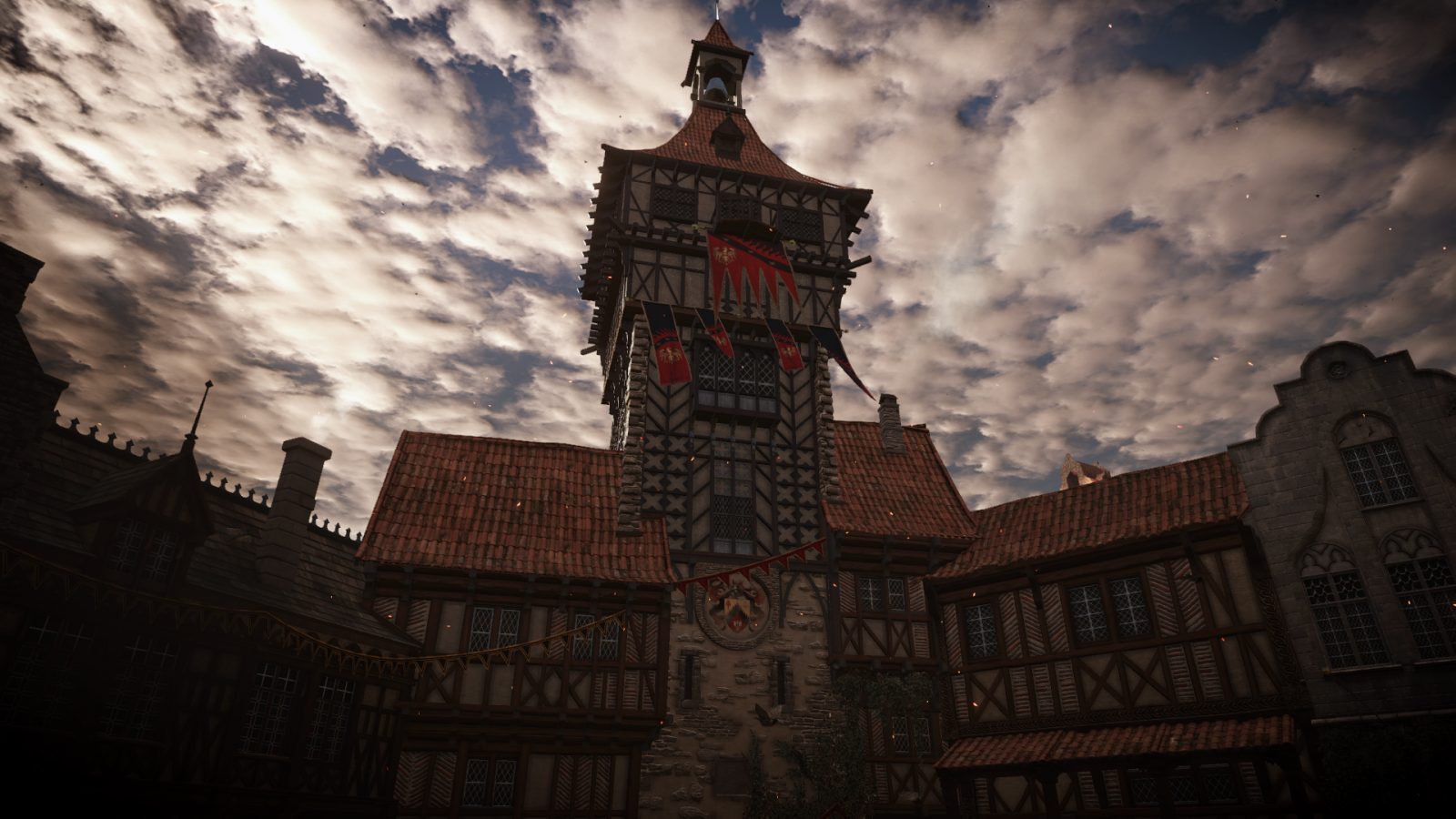 Wallpaper : video games, city, cityscape, night, reflection, sky ...