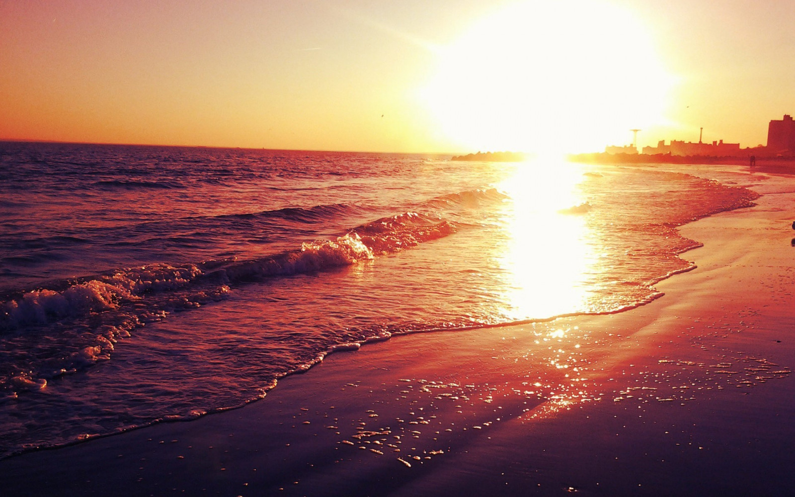 Hintergrundbilder Sonnenlicht Sonnenuntergang Meer Wasser Natur