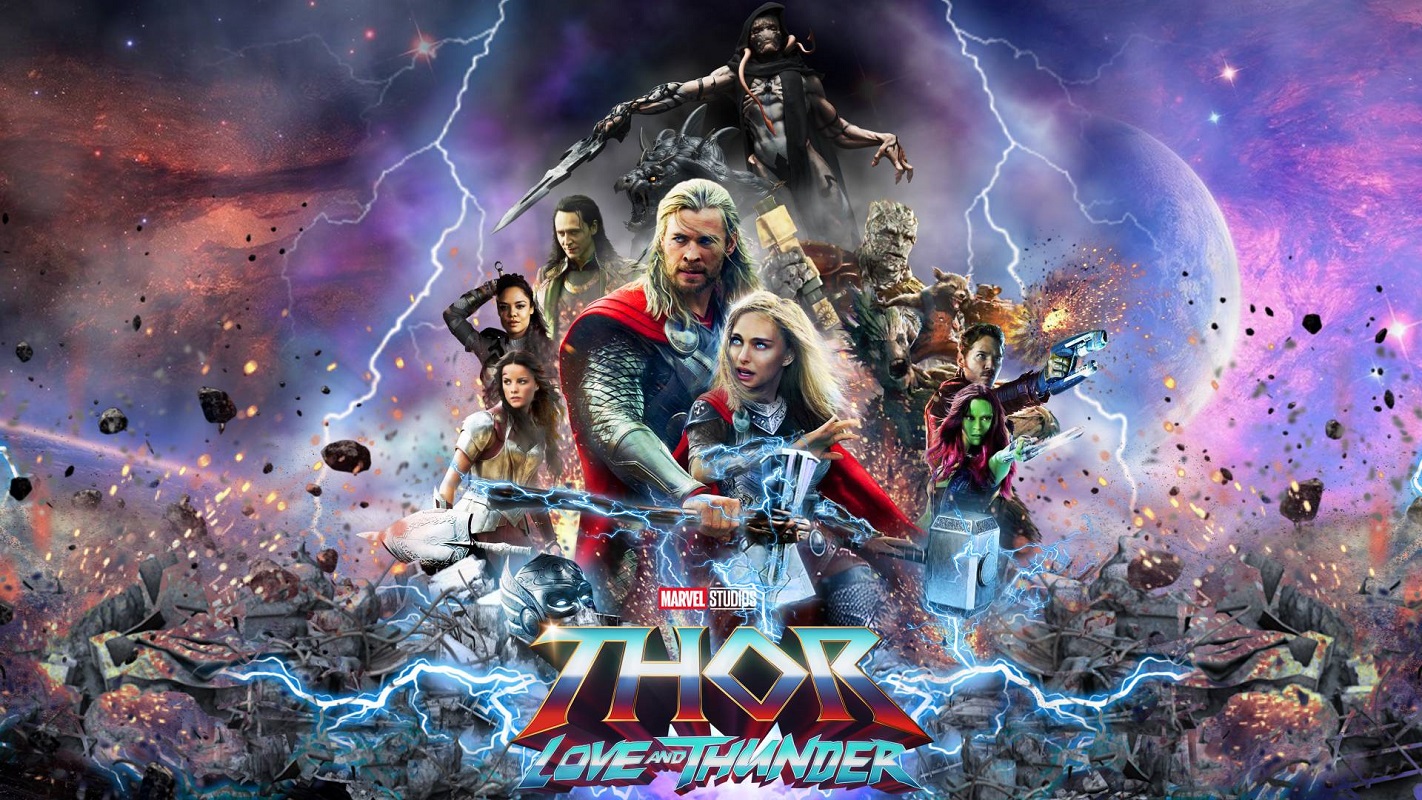 배경 화면 : Thor Love and Thunder, Marvel Cinematic Universe, 영화 산업, 토르 ...