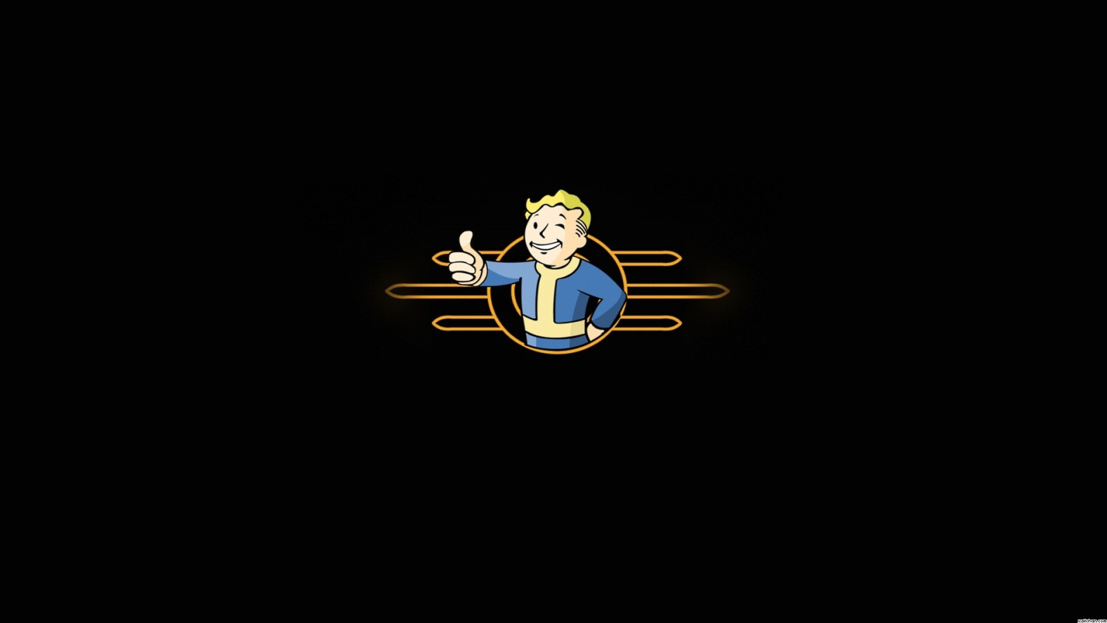 Wallpaper : logo, cartoon, Fallout, Vault Boy, screenshot, 1920x1080 px ...